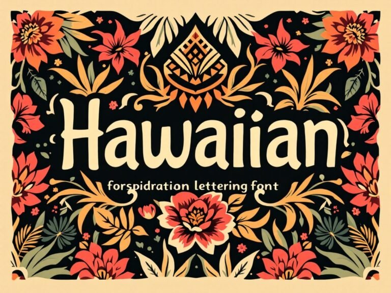 Hawaiian Font: Free Download - Y2K FONTS