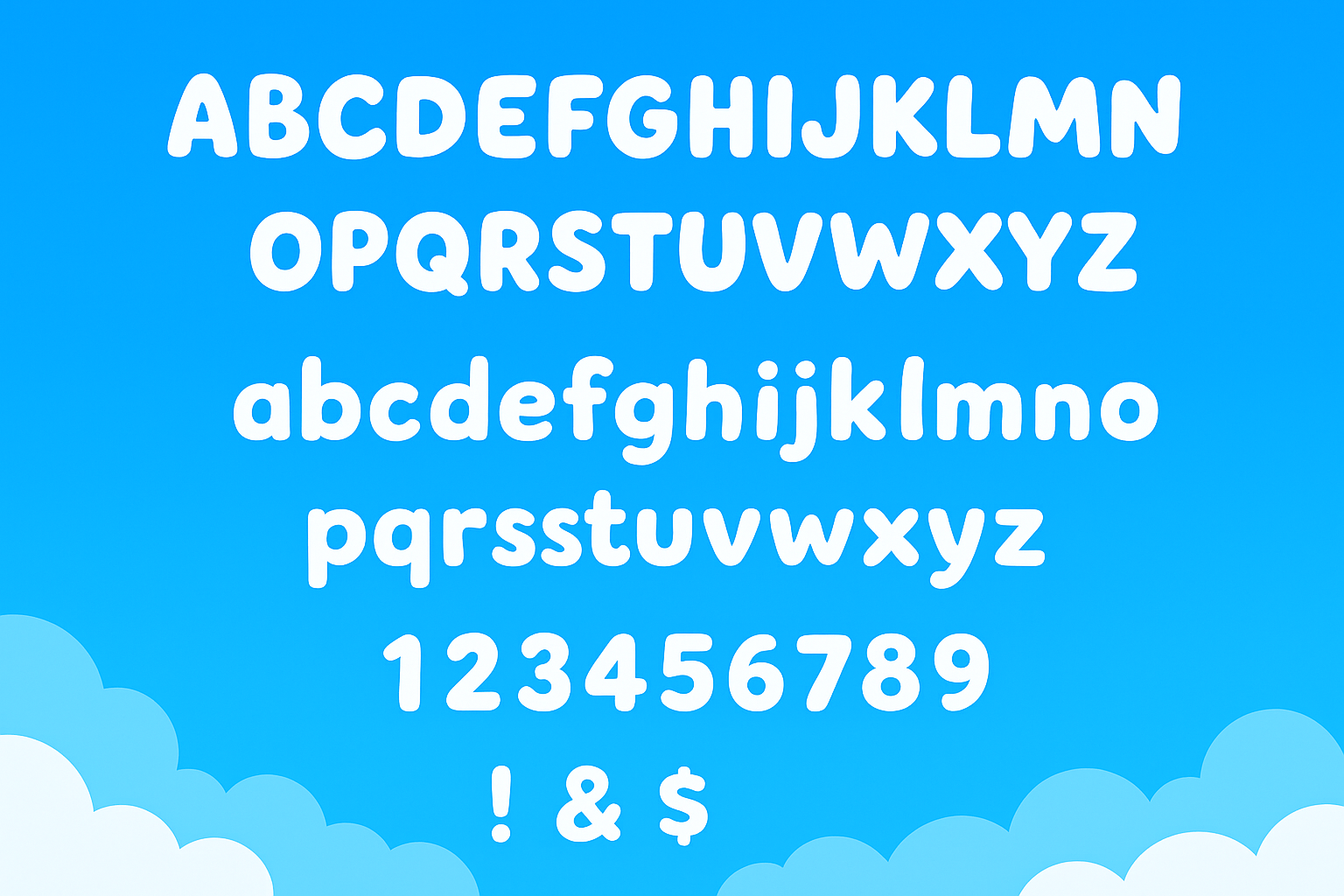 The Bluey Font Free Download - Y2K FONTS