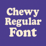 Chewy Regular Font Free Download - Y2K FONTS