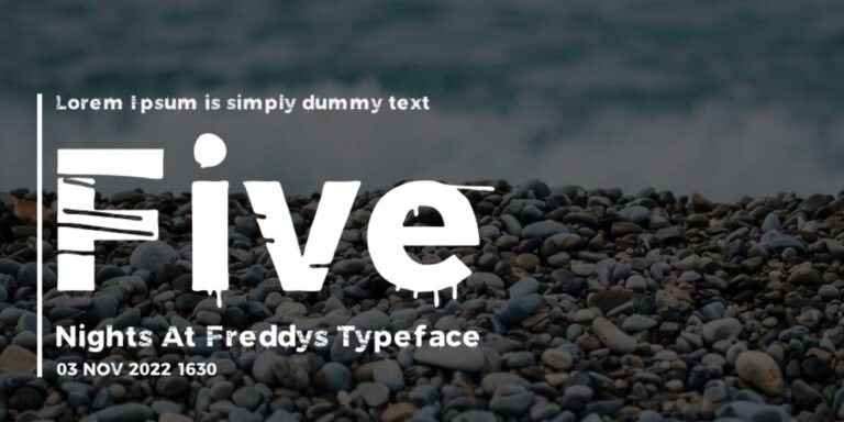 FNaF Font: Free Download - Y2K FONTS