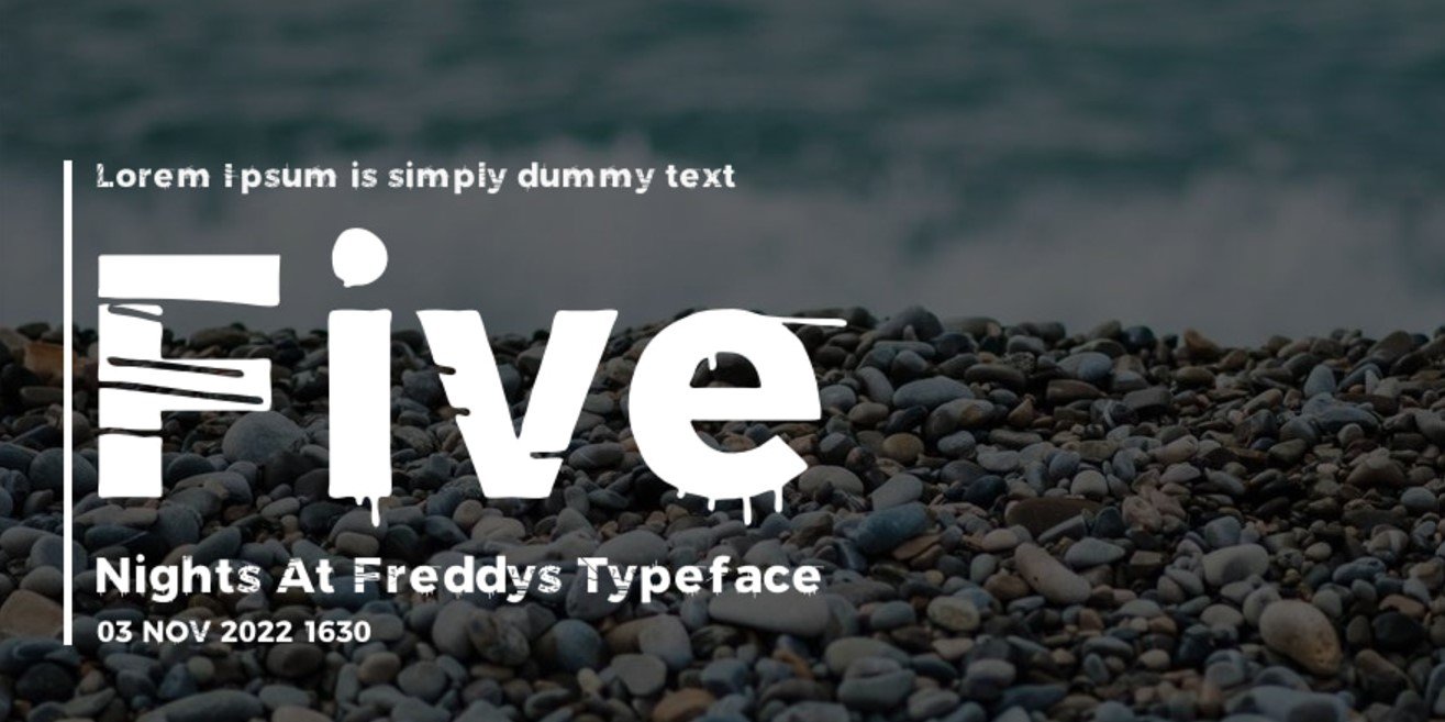 FNaF Font: Free Download - Y2K FONTS