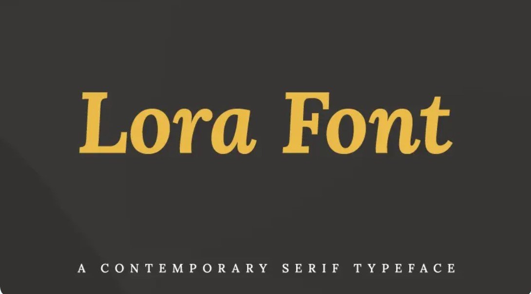 Lora Font: Free Download - Y2K FONTS