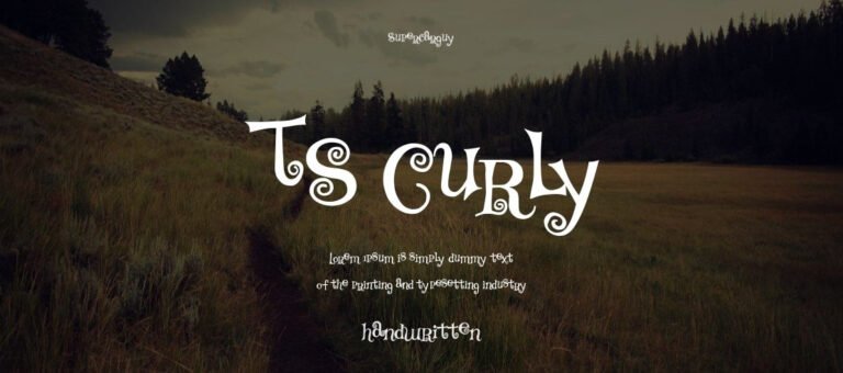 Curly Font: Free Download - Y2K FONTS